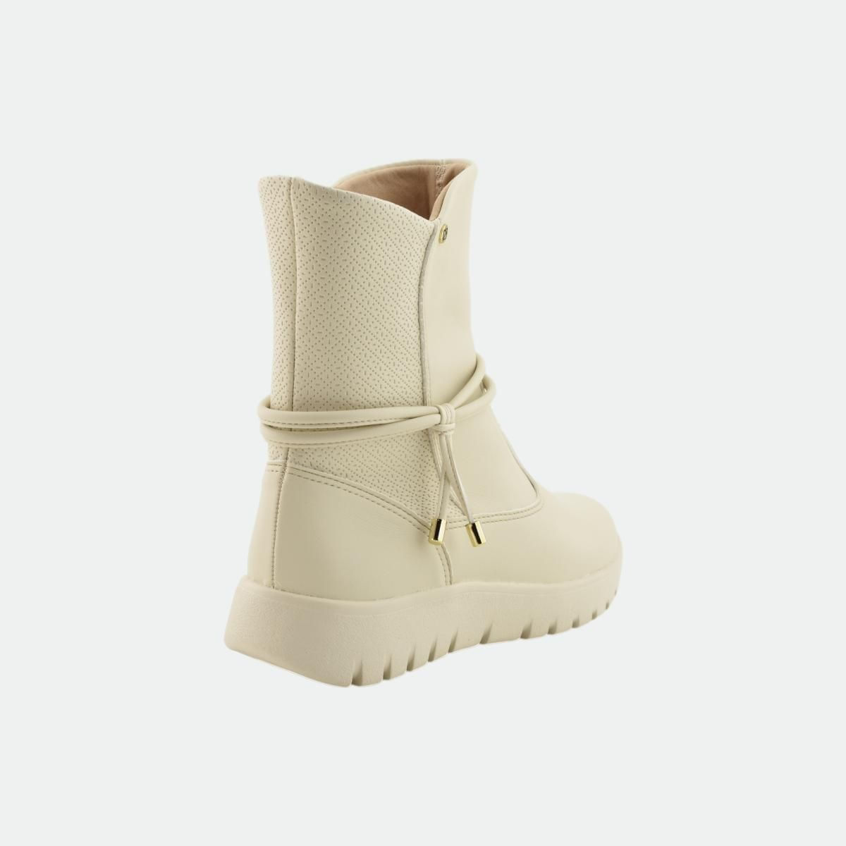 Bota Urbana Con Lazo Piccadilly 950044 - OFF WHITE