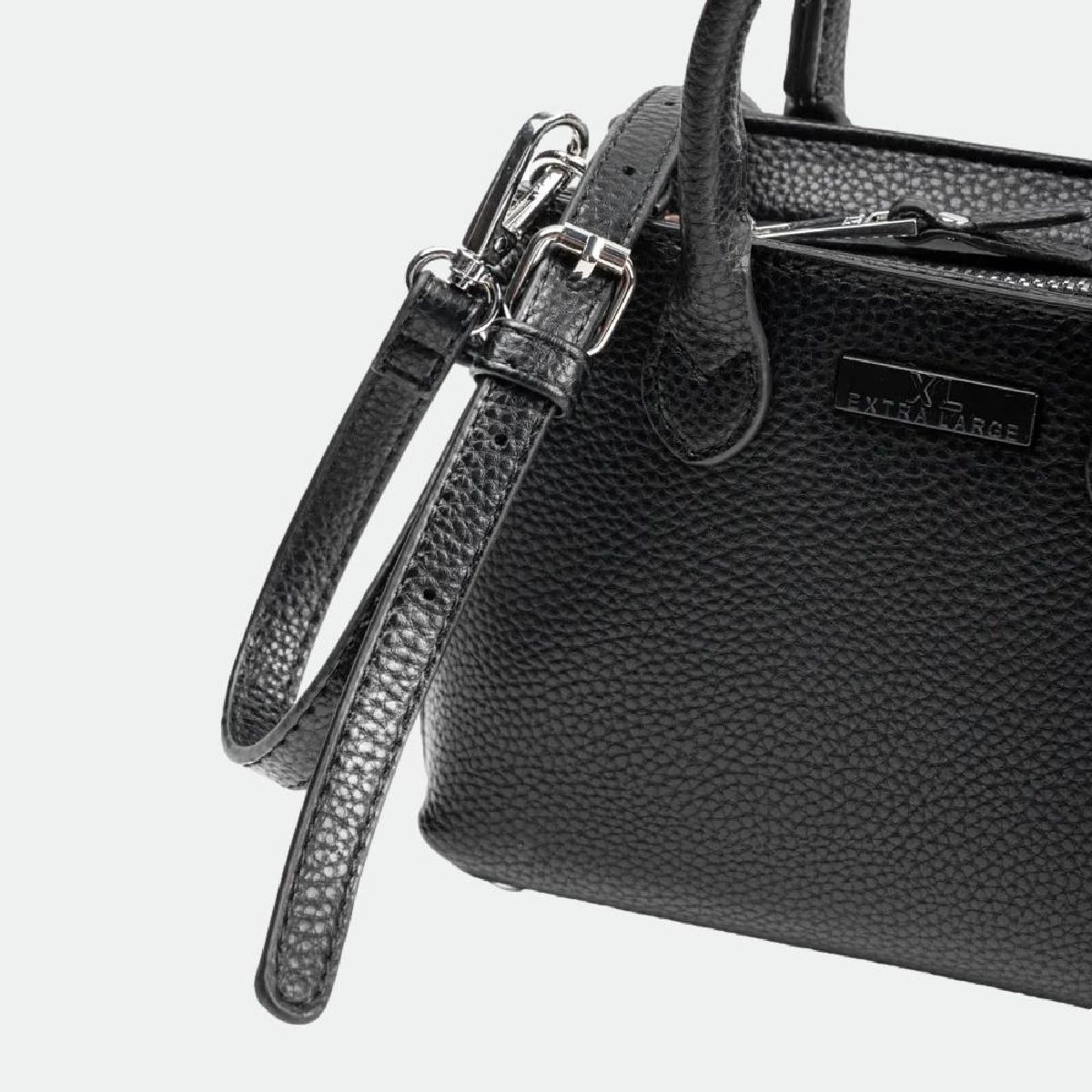Cartera Mini Flora XL Extra large - NEGRO