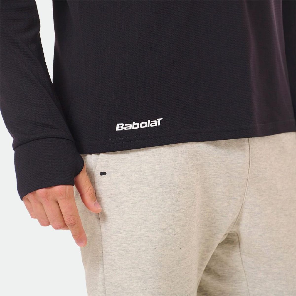 Camiseta Térmica Babolat Exercise Hombre - BLACK